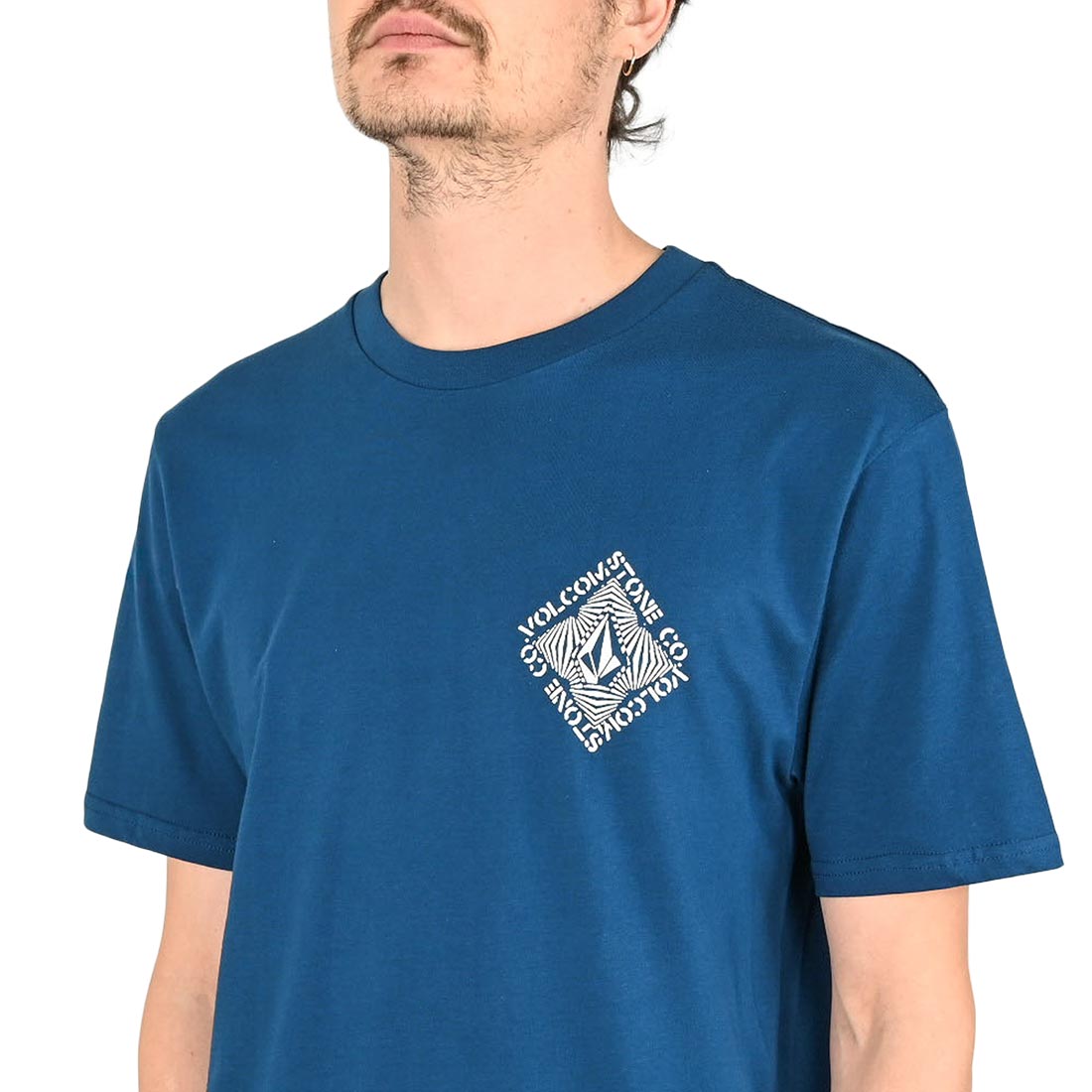 Volcom Obtical S/S T-Shirt - Cosmic Blue - Supereight