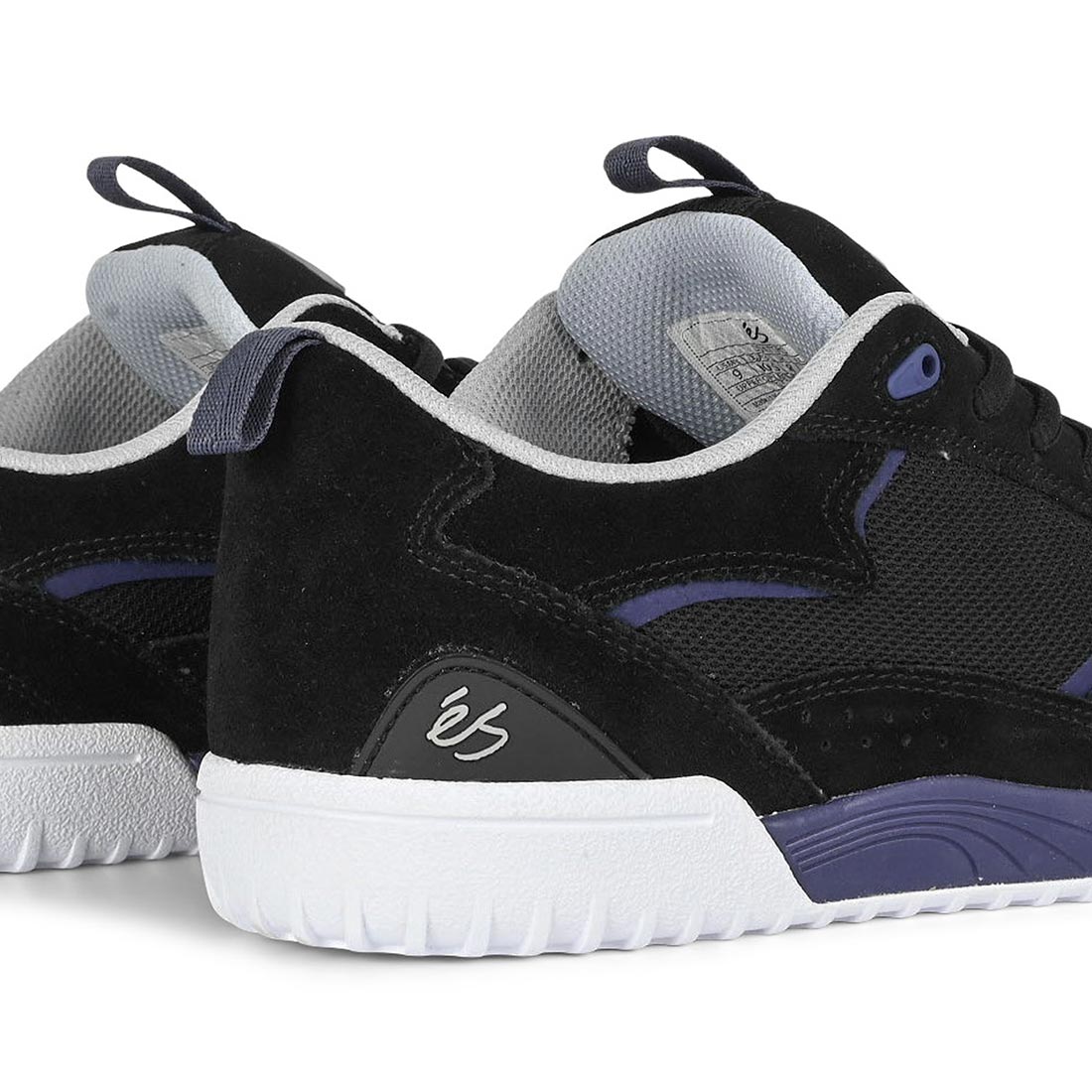 eS Quattro Skate Shoes - Black/Navy - Supereight