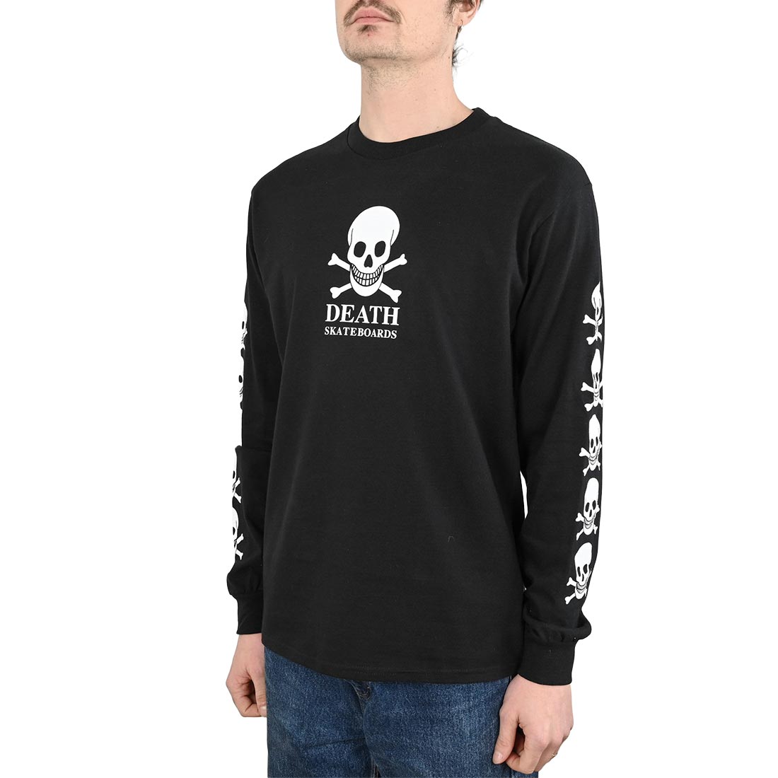 Death OG Skull L/S T-Shirt - Black - Supereight