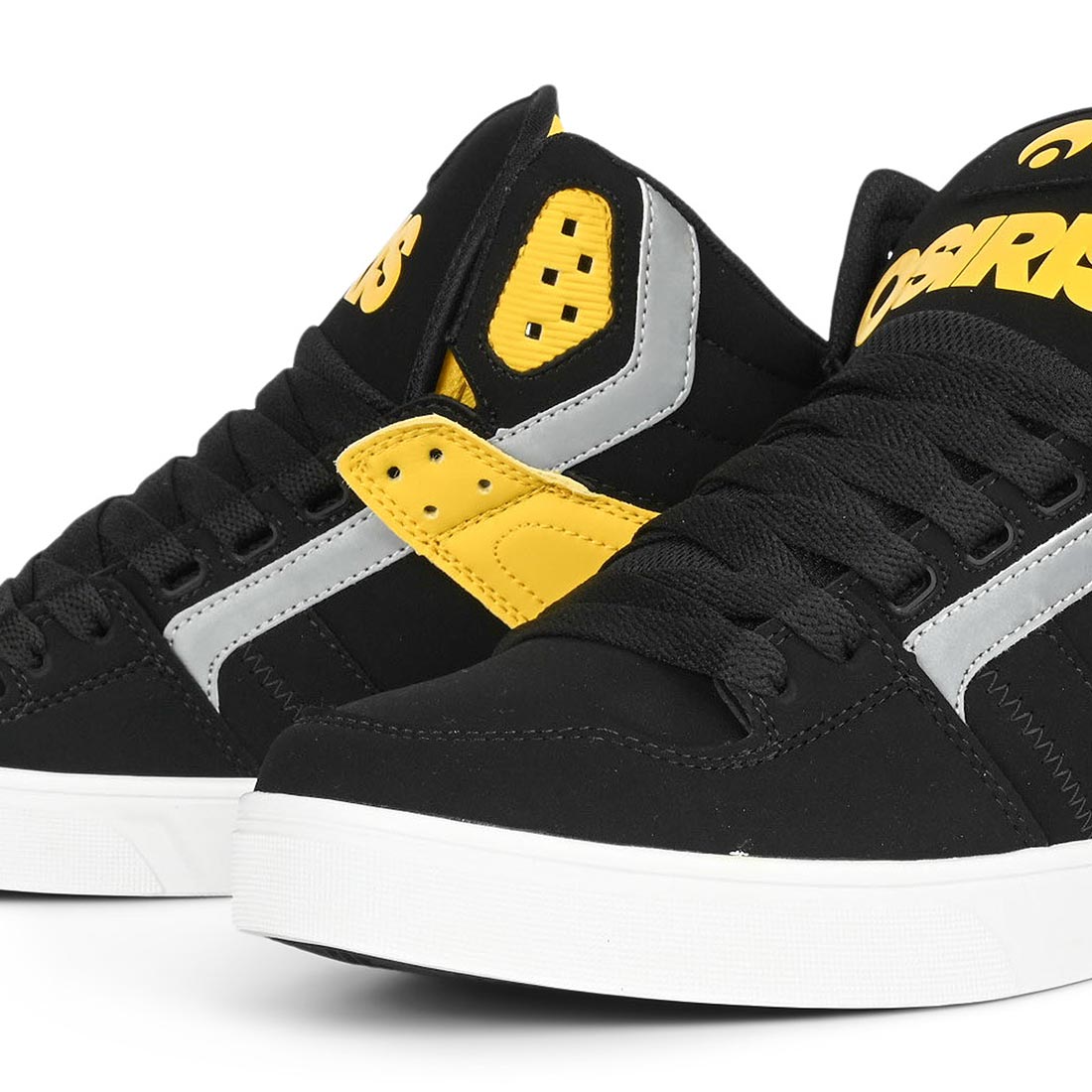 Osiris Clone High Top Shoes - Black/Yellow/White - Supereight