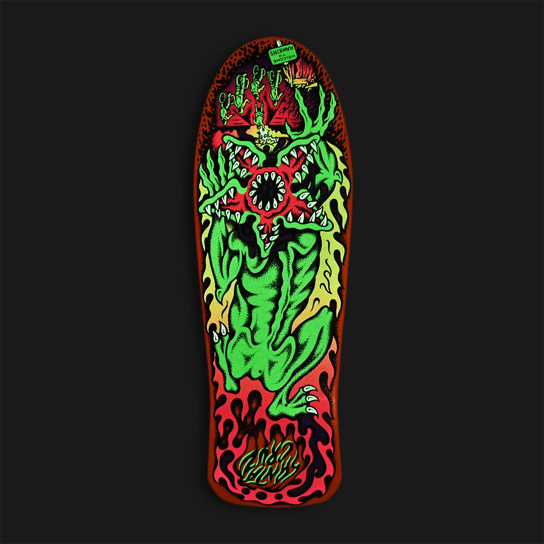 Santa Cruz x Stranger Things Demogorgon 10.3″ Skate Deck