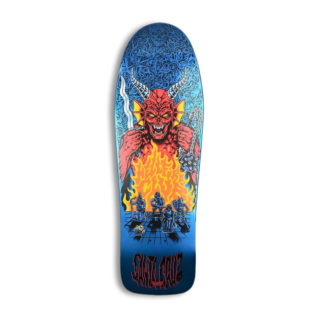Santa Cruz x Stranger Things Knox Hellfire 10.07″ Skate Deck