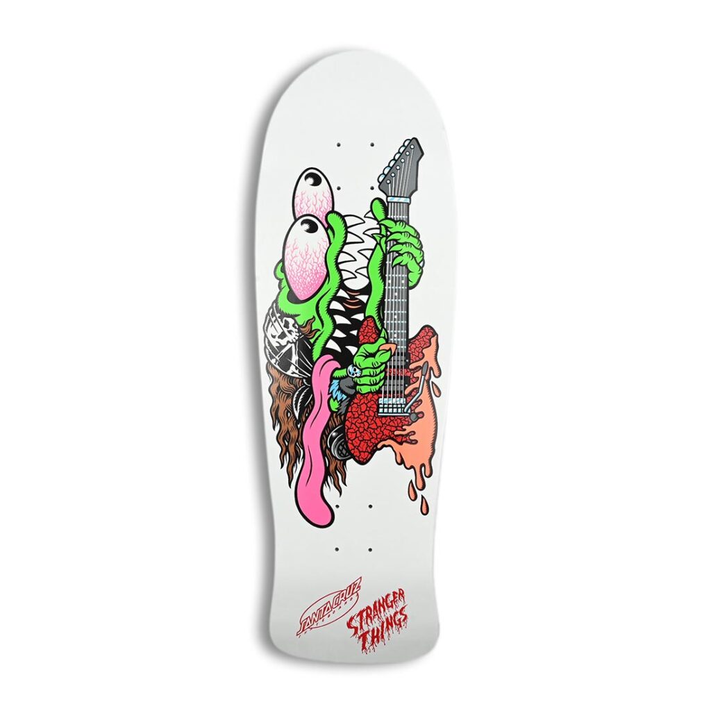 Santa Cruz x Stranger Things Meek Slasher 10.1″ Skate Deck