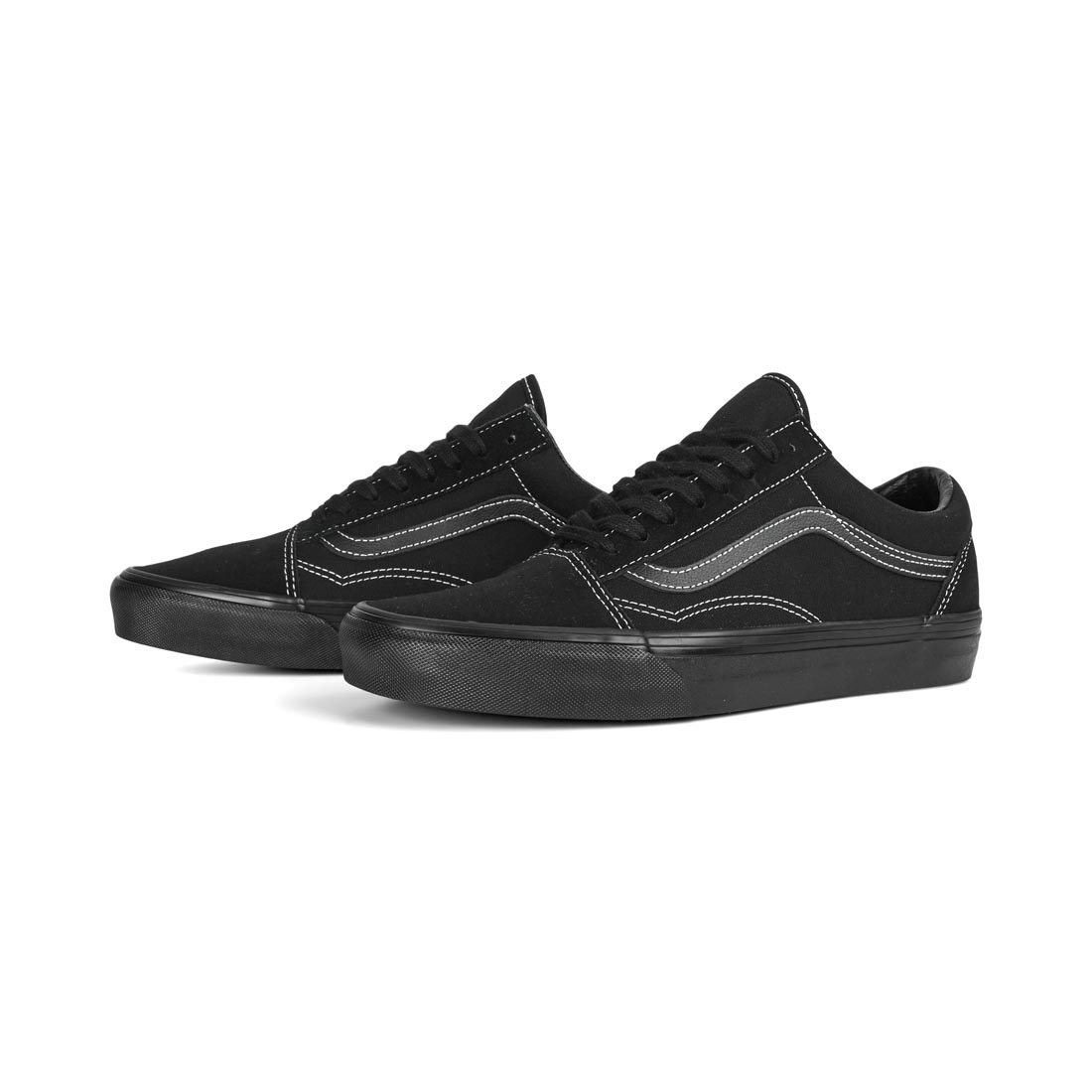 Vans Classic Old Skool Skate Shoes - Mono Pop Black/Black