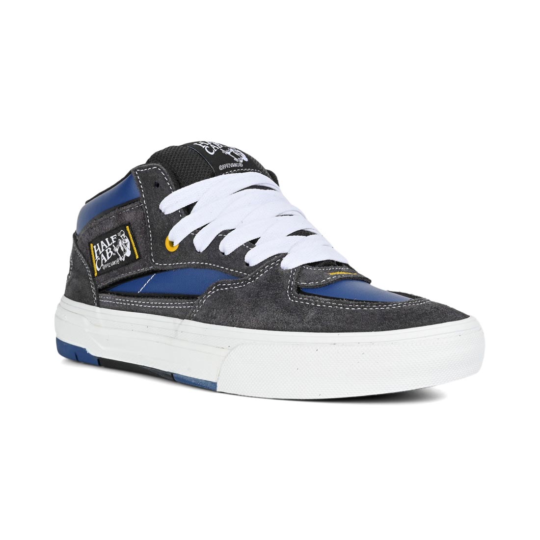 Vans Half Cab Wafflecup Skate Shoes - Navy/Grey - Supereight