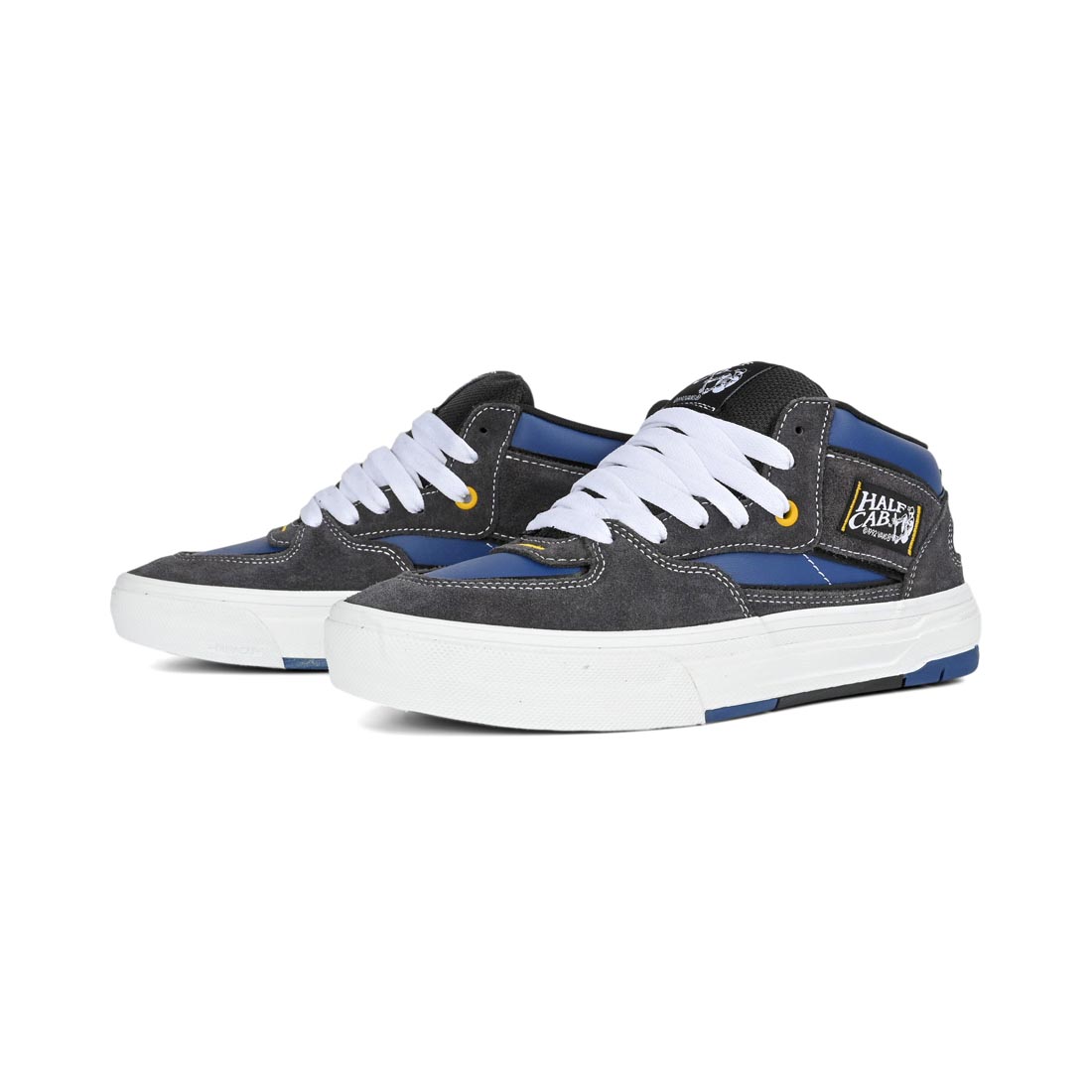 Vans Half Cab Wafflecup Skate Shoes - Navy/Grey - Supereight