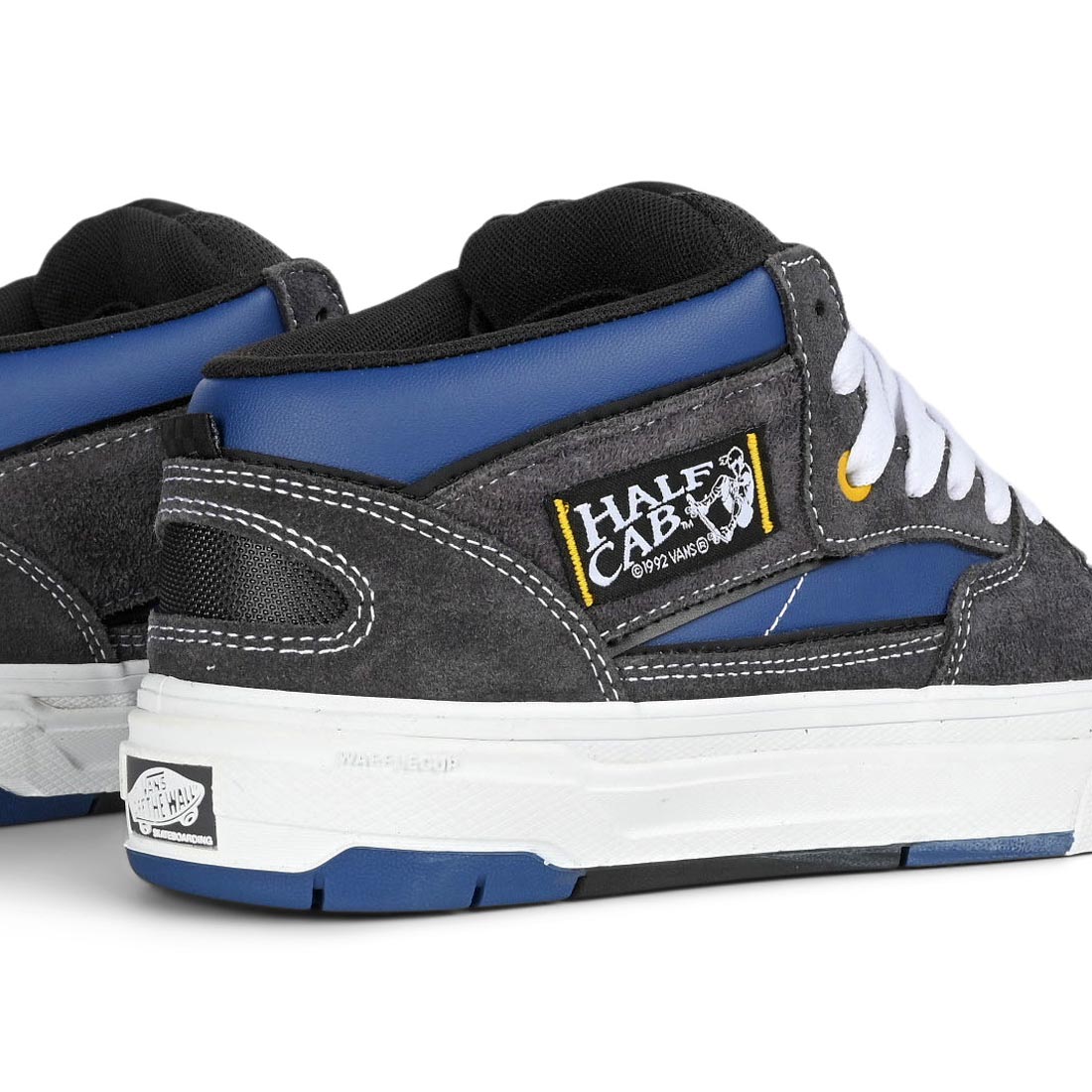 Vans Half Cab Wafflecup Skate Shoes - Navy/Grey - Supereight