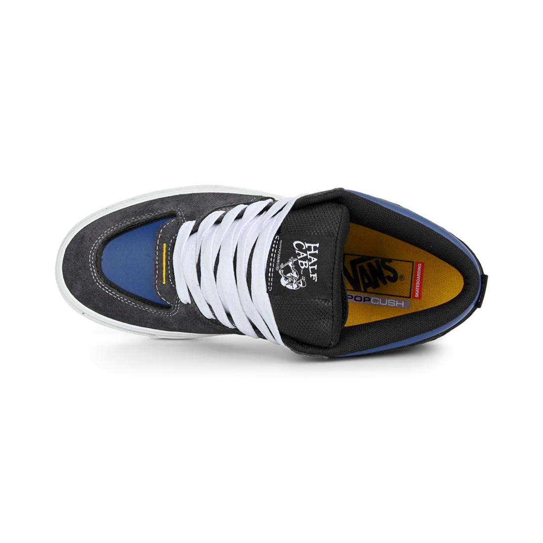 Vans Half Cab Wafflecup Skate Shoes - Navy/Grey - Supereight