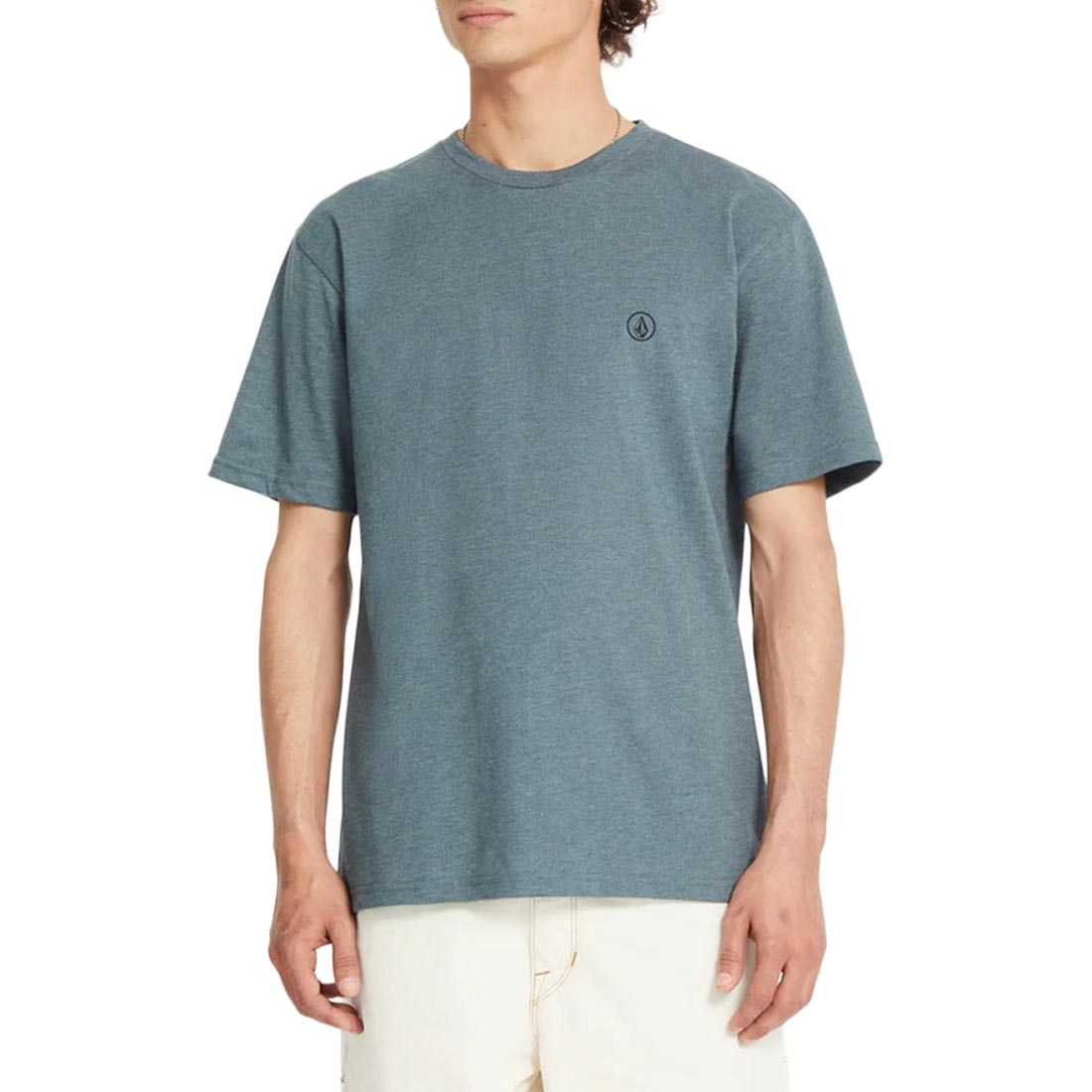 Volcom Circle Blanks S/S T-Shirt - Dark Slate - Supereight