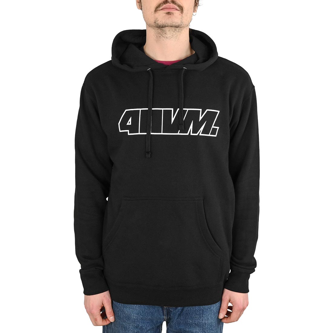 411VM Outline Pullover Hoodie - Black - Supereight