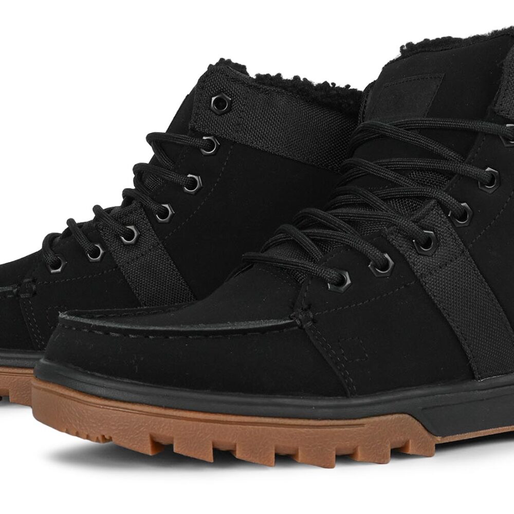 DC Woodland Lace Up Winter Boot - Black/Gum - Supereight