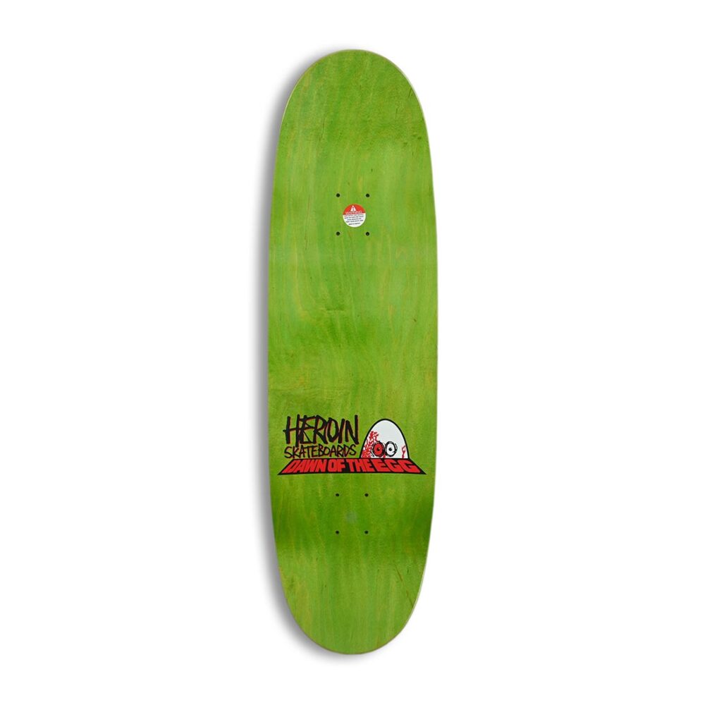 Heroin Skateboards Dawn of the Egg 9.4″ Deck - Supereight
