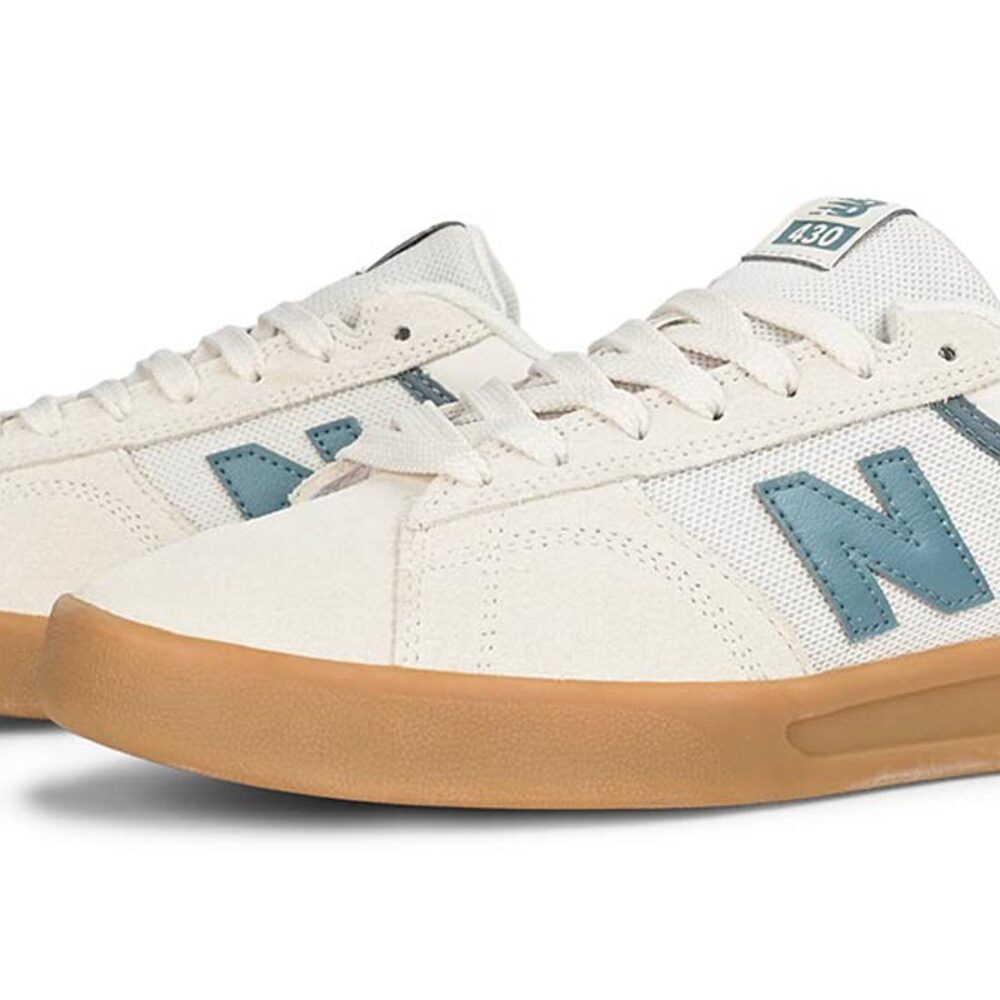 New Balance Numeric 430 Skate Shoes - Sea Salt/Green