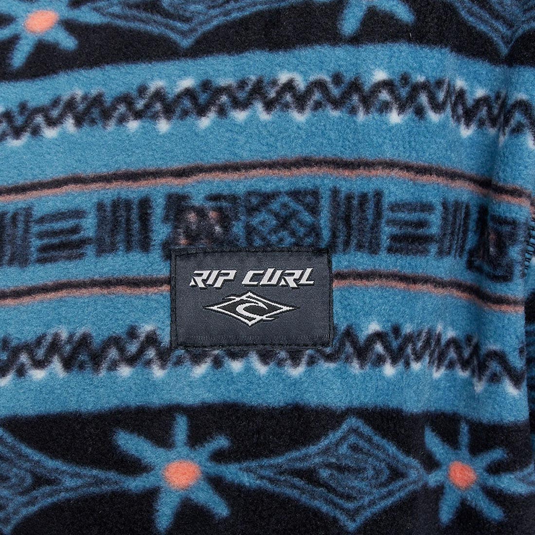 Rip Curl Fun Times Zip-Up Polar Fleece - Storm Blue