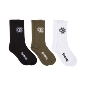Element Icon Crew Socks 3 Pack - Multi - Supereight