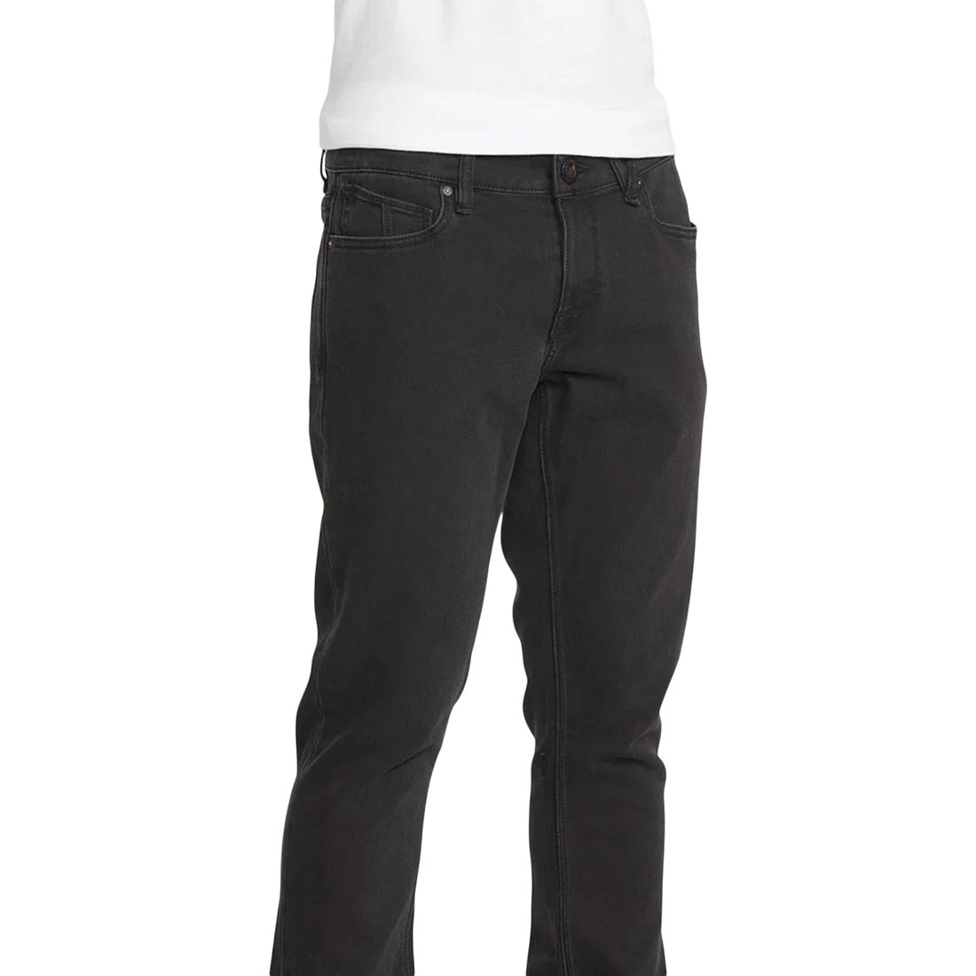 Volcom 2X4 Skinny Fit Jeans - Black Out - Supereight