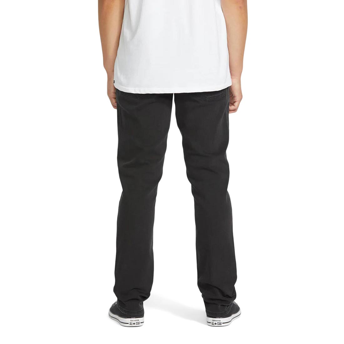 Volcom 2X4 Skinny Fit Jeans - Black Out - Supereight