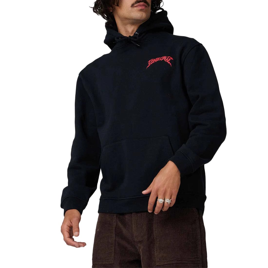 Santa Cruz Out Of Time Pullover Hoodie - Black - Supereight