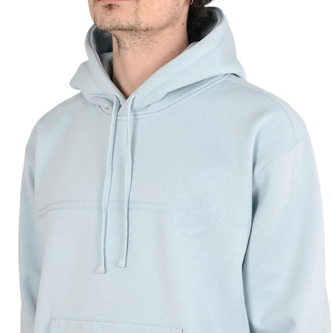Santa Cruz Tonal Opus Dot Stripe Pullover Hoodie - Fresh Blue
