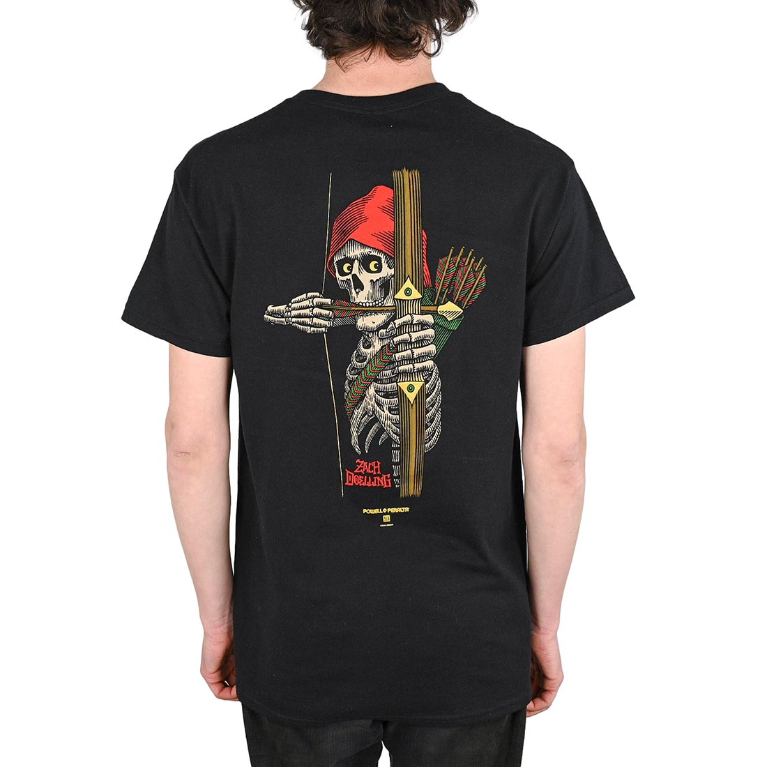 Powell Peralta Zach Doelling Archer S/S T-Shirt - Black